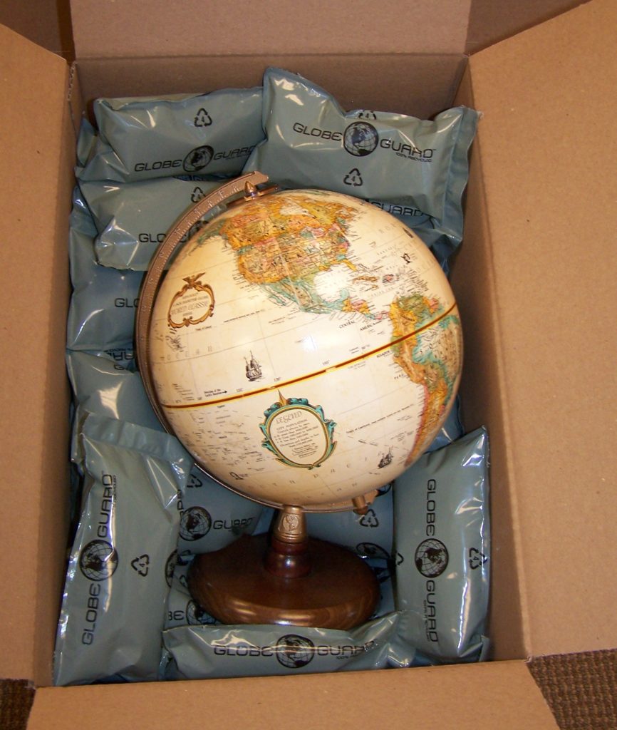 Great green packaging inventory at Globe Guard® Products.com